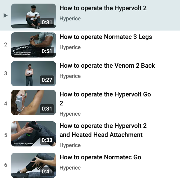 How to operate your devices – Hyperice Australia